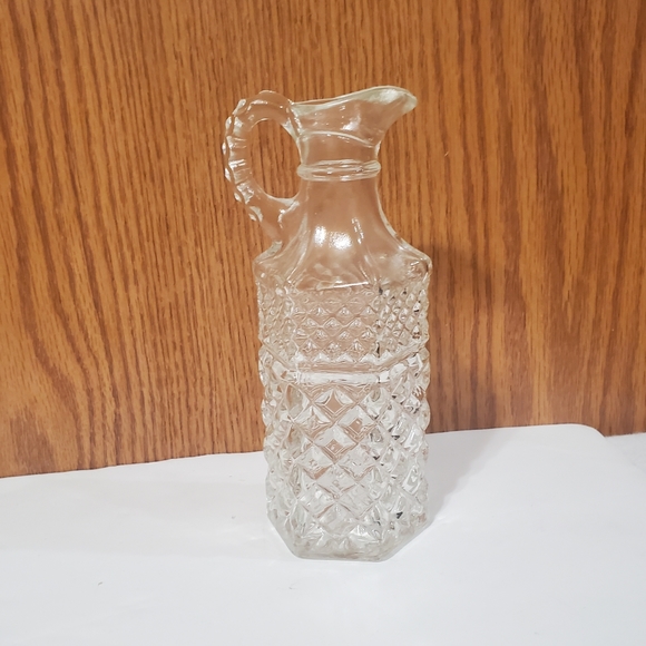 Dining | Anchor Hocking Glass Wexford Crystal Oil Vinegar Cruet | Poshmark